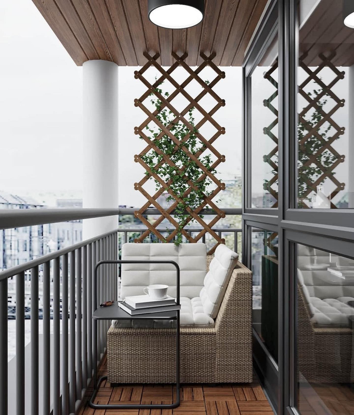 Small balcony: design ideas and the most beautiful examples