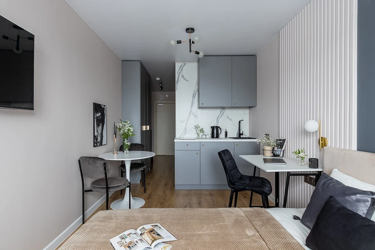 Designing a 215 sq. ft studio: decor ideas, project examples, and ...