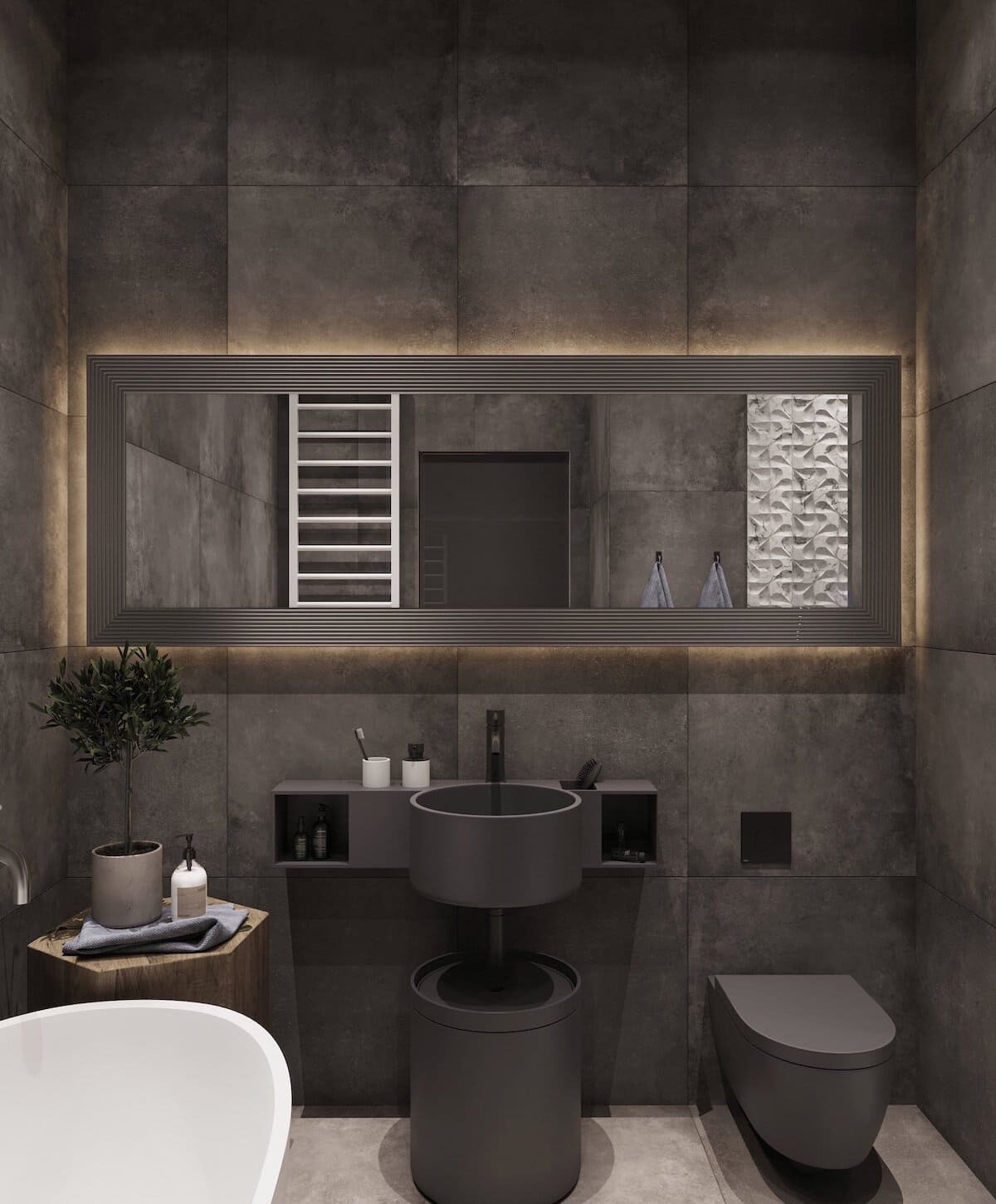 Stylish and Comfortable Bathroom Design 2022
